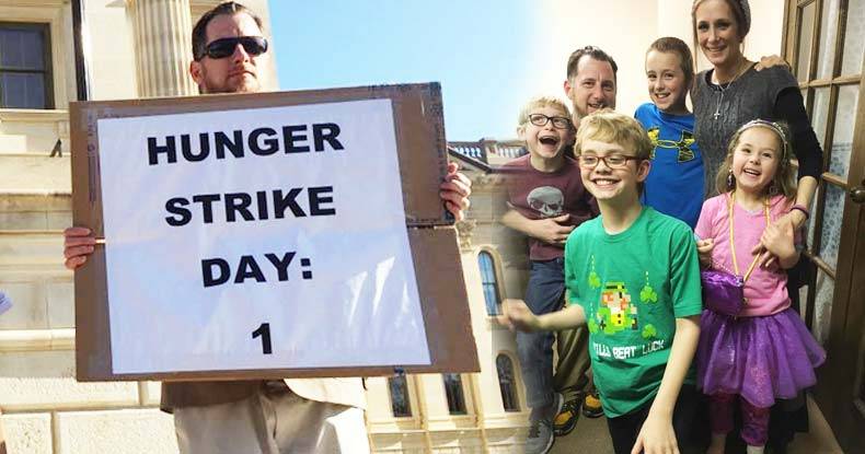 Vet Goes on Hunger Strike After the State Took His Kids for Him Legally ...