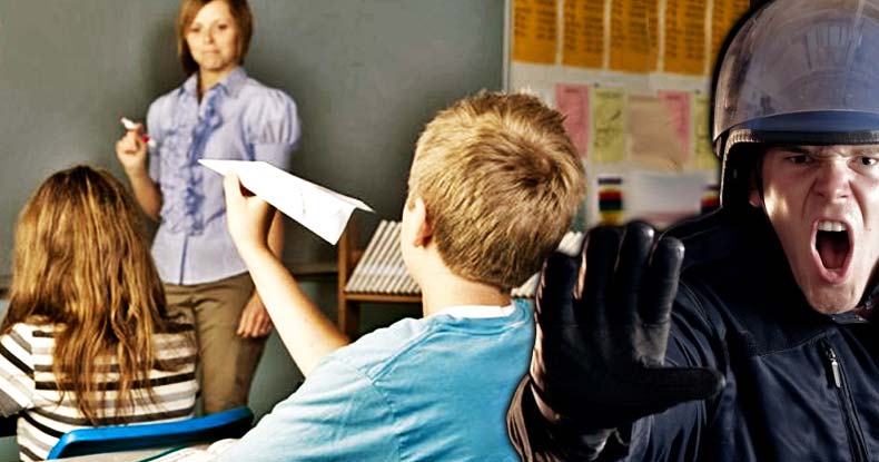 Student Arrested, Facing Jail for Throwing a Paper Airplane at Teacher