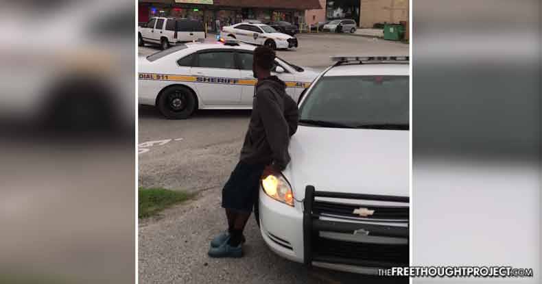 WATCH: Cop Cars Swarm Black Man for Crossing in the Crosswalk the Wrong Way
