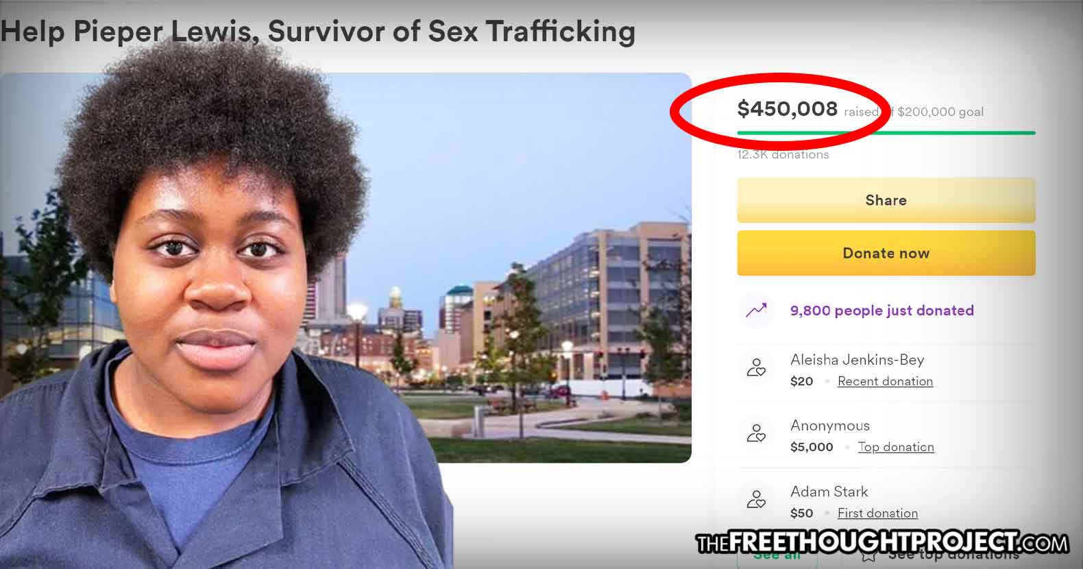 Child Sentenced for Killing Her Rapist Trafficker Crowdsources $450K to ...