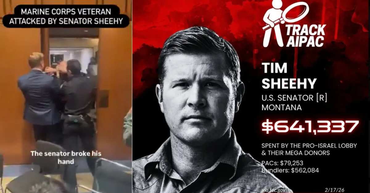 AIPAC Senator Tim Sheehy Breaks the Arm of Marine Veteran Who Tells ...