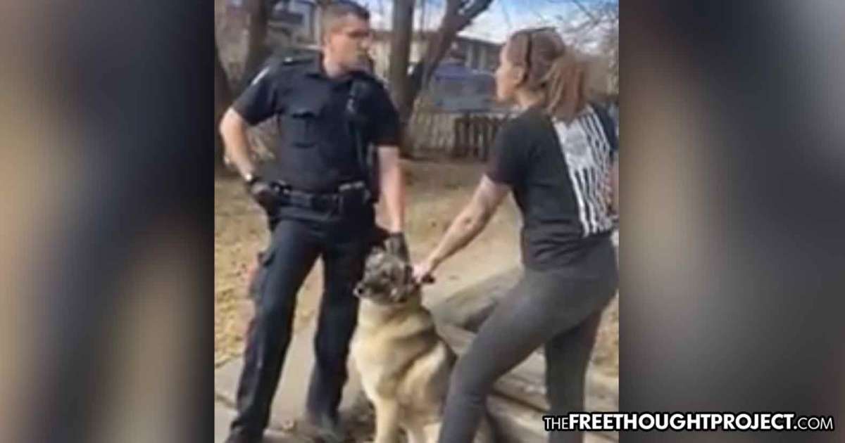 WATCH: Cop Detains Woman's Dog in Her Own Yard, Demands to "See Her ...