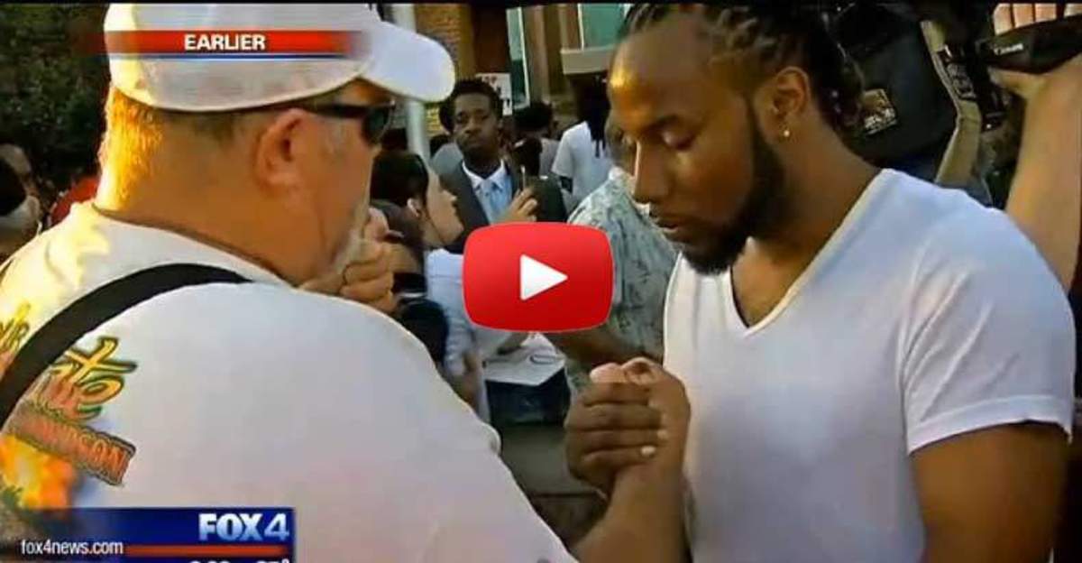 Opposing Protestors Come Together In Beautiful Way Amidst Tense Clash ...