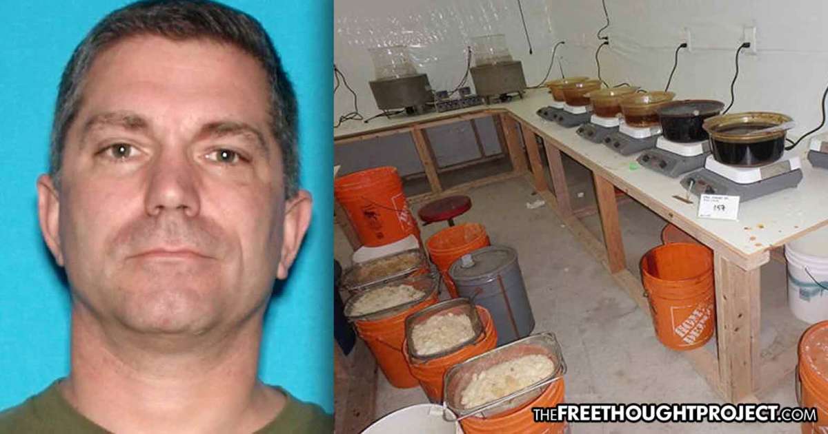 Cop Gets 10 Years After Police Found Him Running a Meth Lab While ...