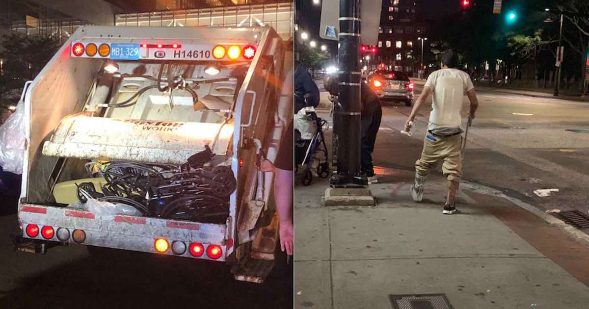 Outrage After Police Photographed Taking Wheelchairs from Injured ...