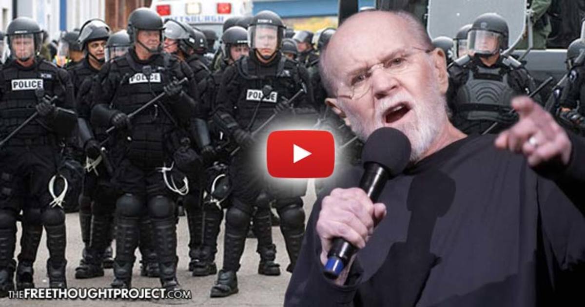 In a Never Before Heard Comedy Skit, George Carlin Hammers Cops & the ...