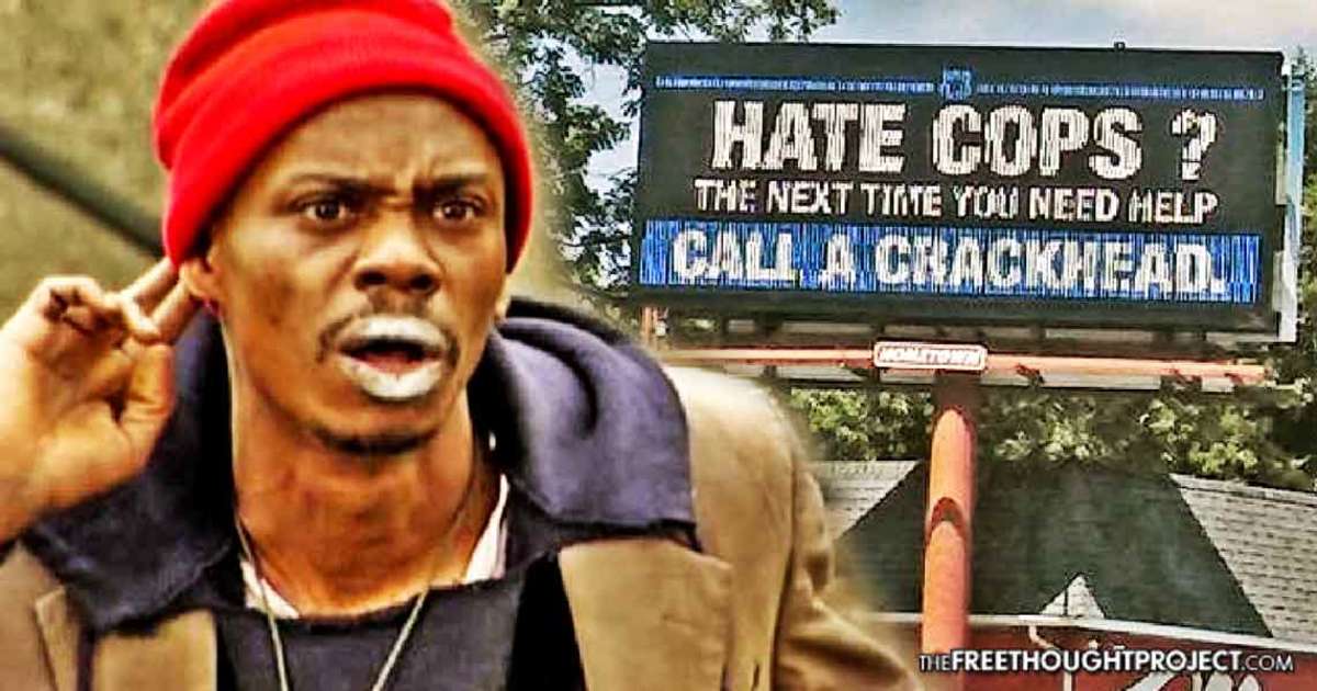 'Call a Crackhead' Slogan Becomes Reality as Police Begin Hiring Actual ...