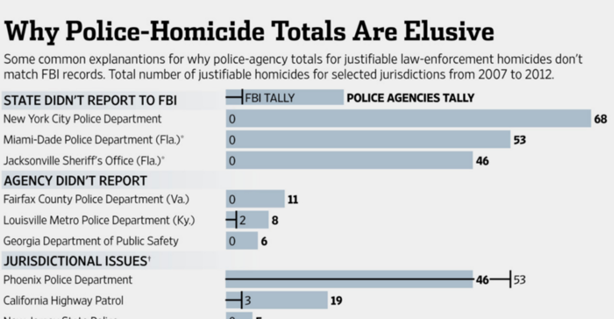 The Tally of People Killed By Police is Way Off, They Kill Many More ...
