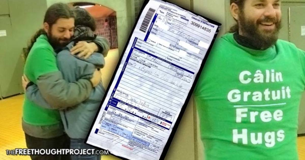 Man Given a $100 Ticket for Giving Out Free Hugs Without a Permit - The ...