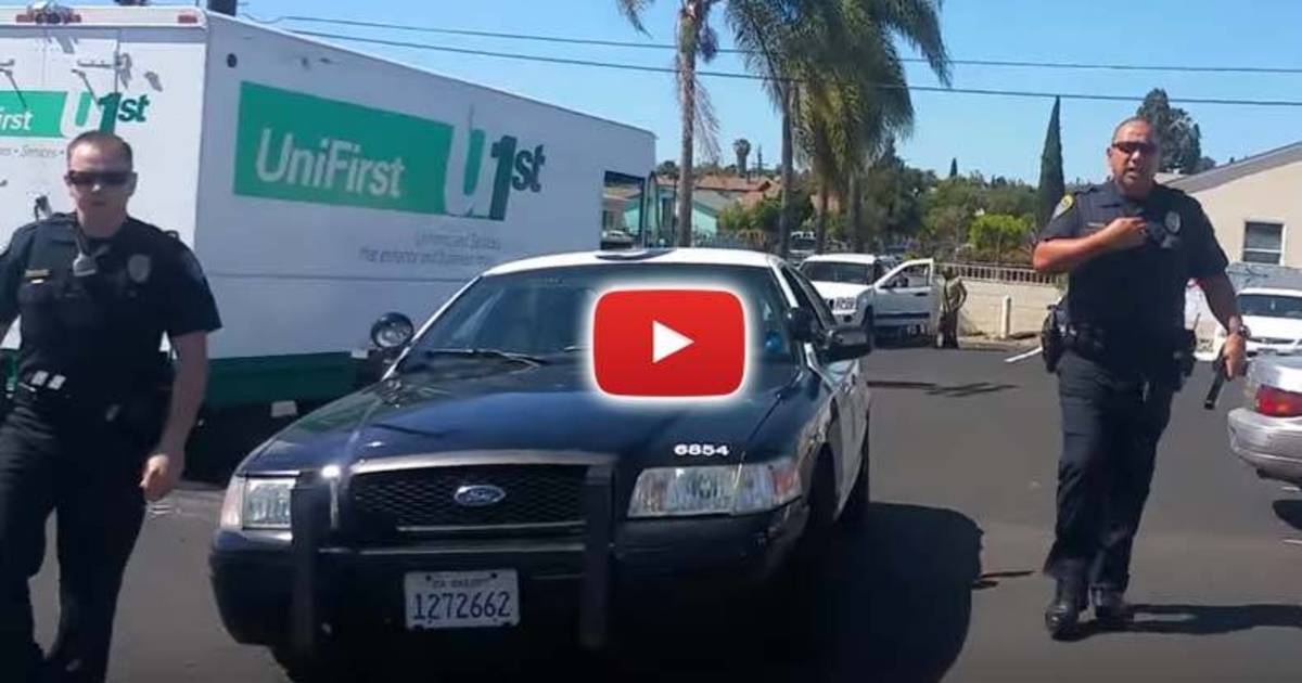 This is Why People are Upset with Police -- 6 Cops Swarm Man for ...
