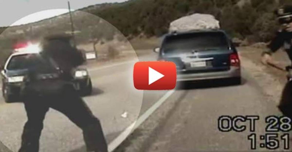 Video Shows this Cop Shoot at Minivan Full of Children, How is He Still ...