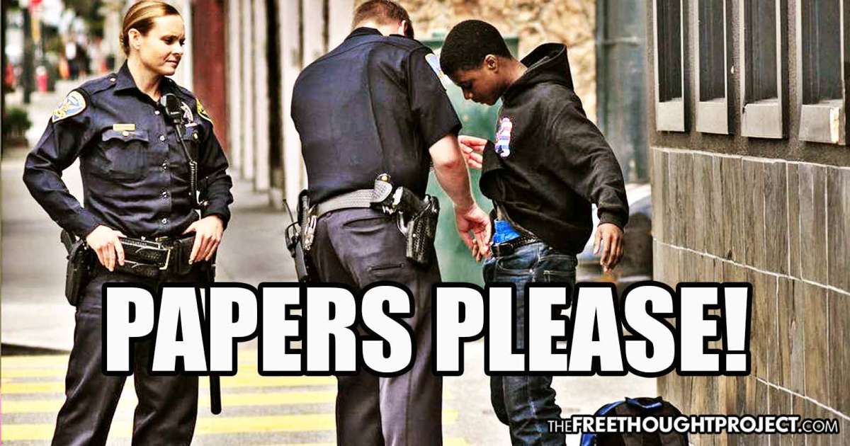 New Bill to Allow Cops to Detain Citizens, Force Them to Explain Who ...