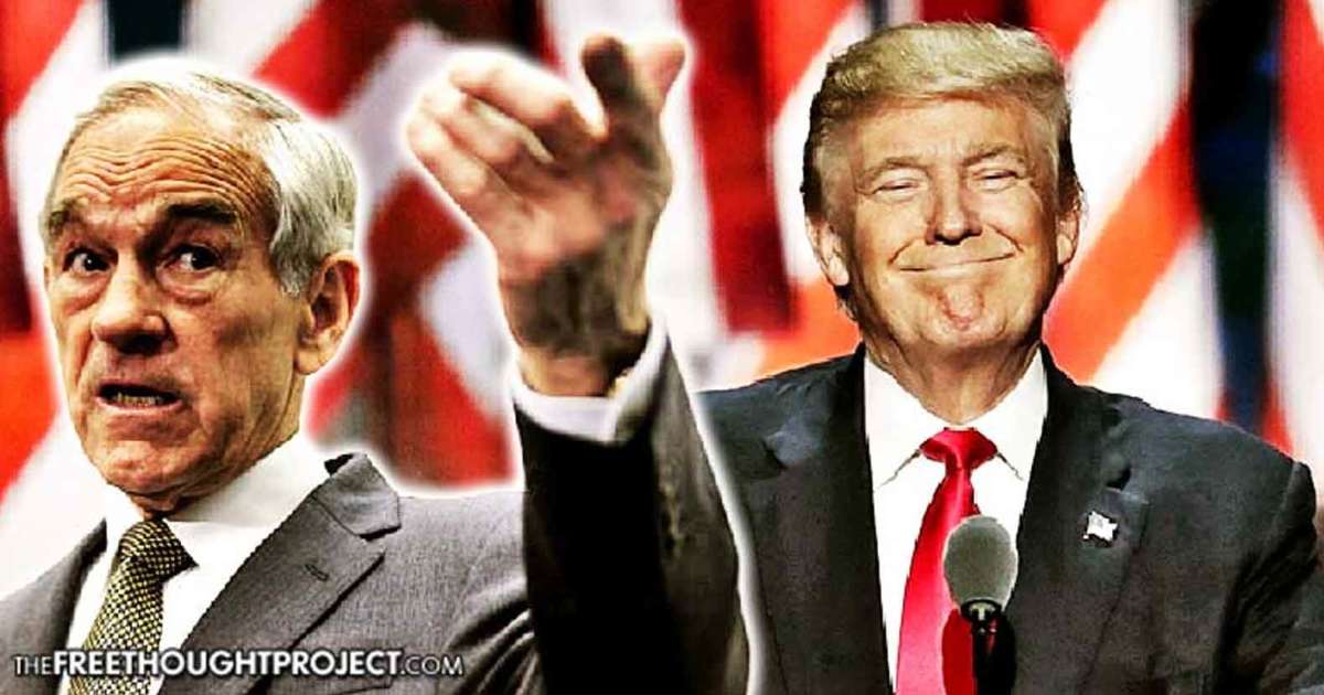 Ron Paul Just Destroyed Trump’s Hypocritical Speech in an EPIC Tweet ...
