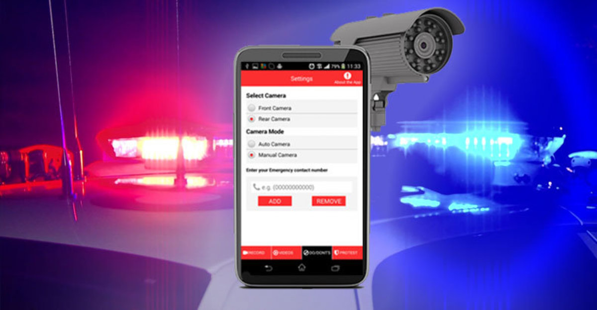 New App Allows For Secretly Recording And Online Storing Of Police ...