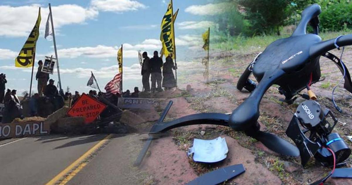 Mass Arrests at DAPL, Police Shoot Down Media Drones, as Natives ...