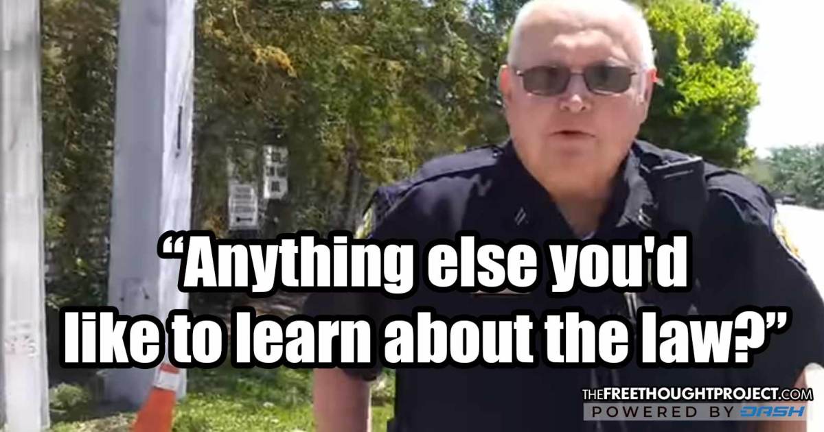 WATCH: Free Speech Activist Hilariously Schools Power-Tripping Cop on ...