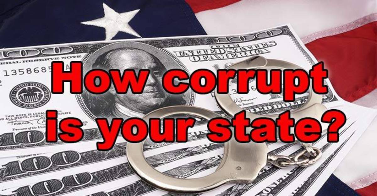 Study Ranks States by Level of Corruption. The More Corrupt the State ...