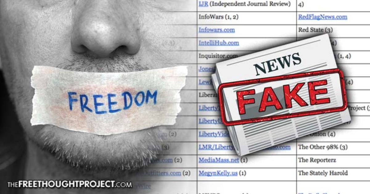 Dear America, the 'Fake News' List Will Slaughter Freedom of Press ...
