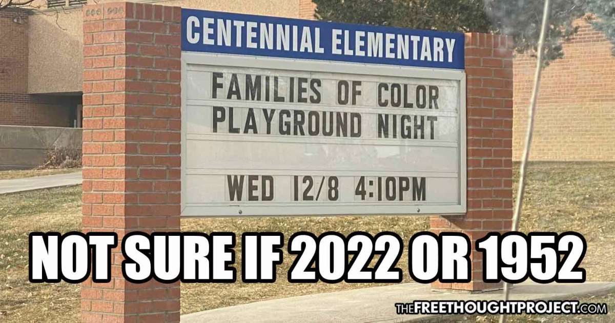 Schools Now Openly Discriminating Against Students, Teachers Based on ...