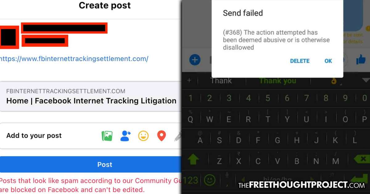 Facebook is Actively Blocking Link to Class Action Settlement Payout It ...