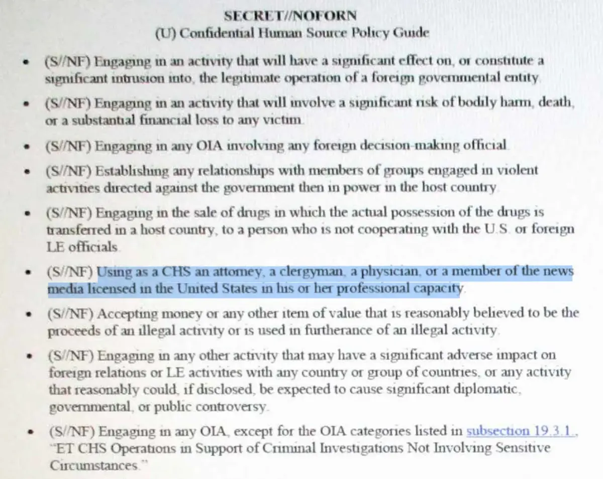 Documents Expose FBI Recruits Journalists And Attorneys As Informants ...